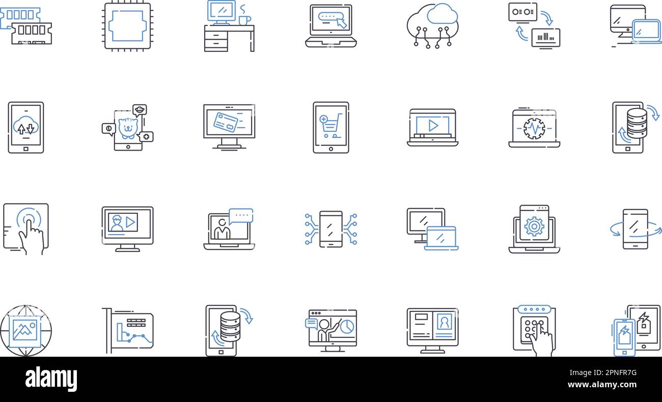 Wireless technology line icons collection. Bluetooth, WiFi, G, Signal ... Wireless technology line icons collection. Bluetooth, WiFi, G, Signal ...