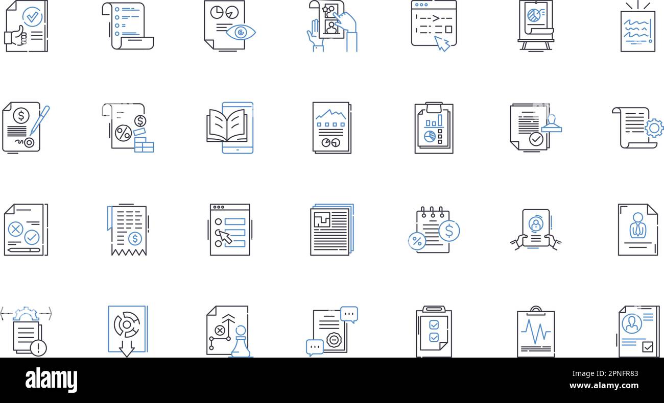 Archives line icons collection. Preservation, Legacy, History ...