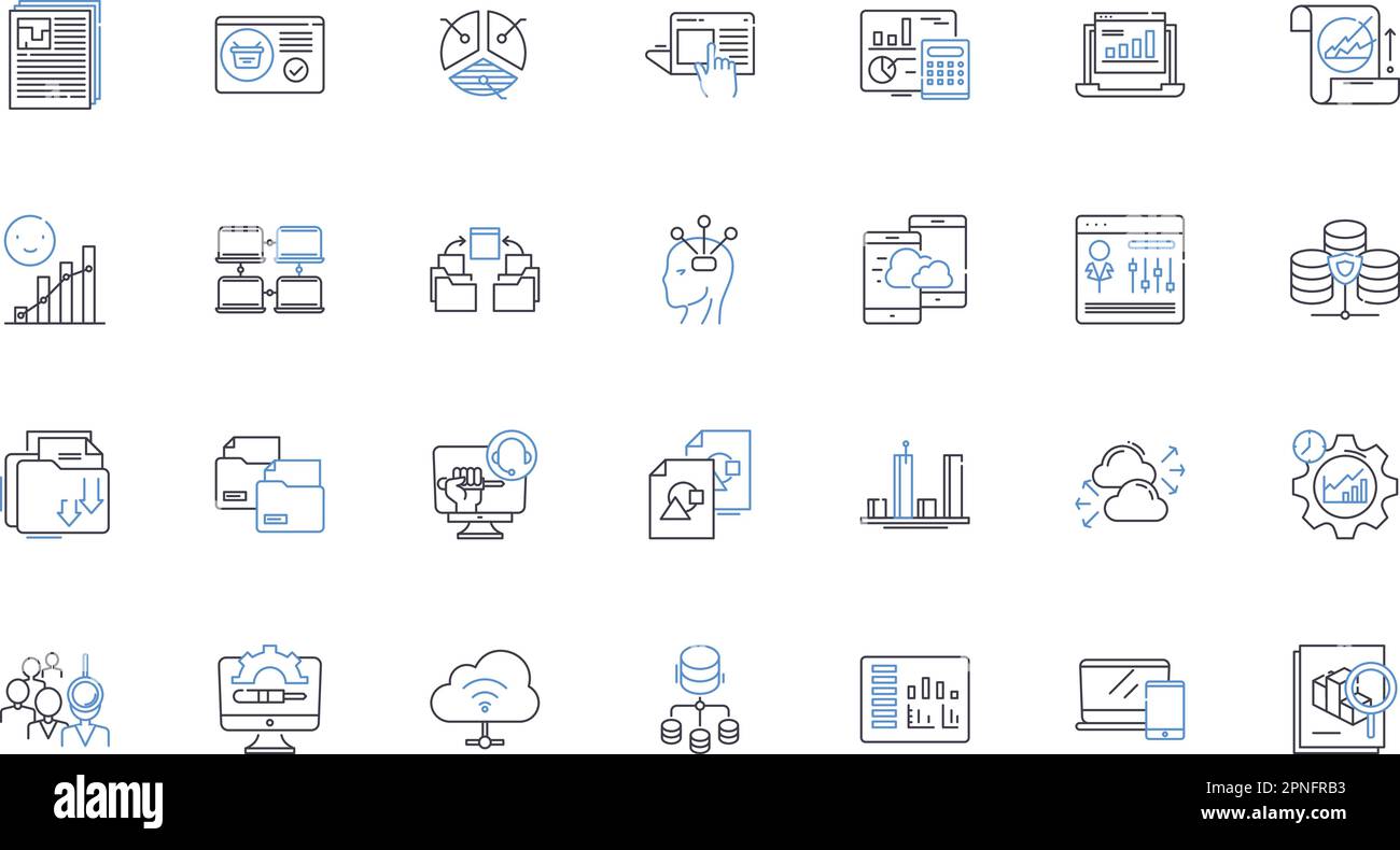Details and technology line icons collection. Precision, Complexity ... Details and technology line icons collection. Precision, Complexity ...