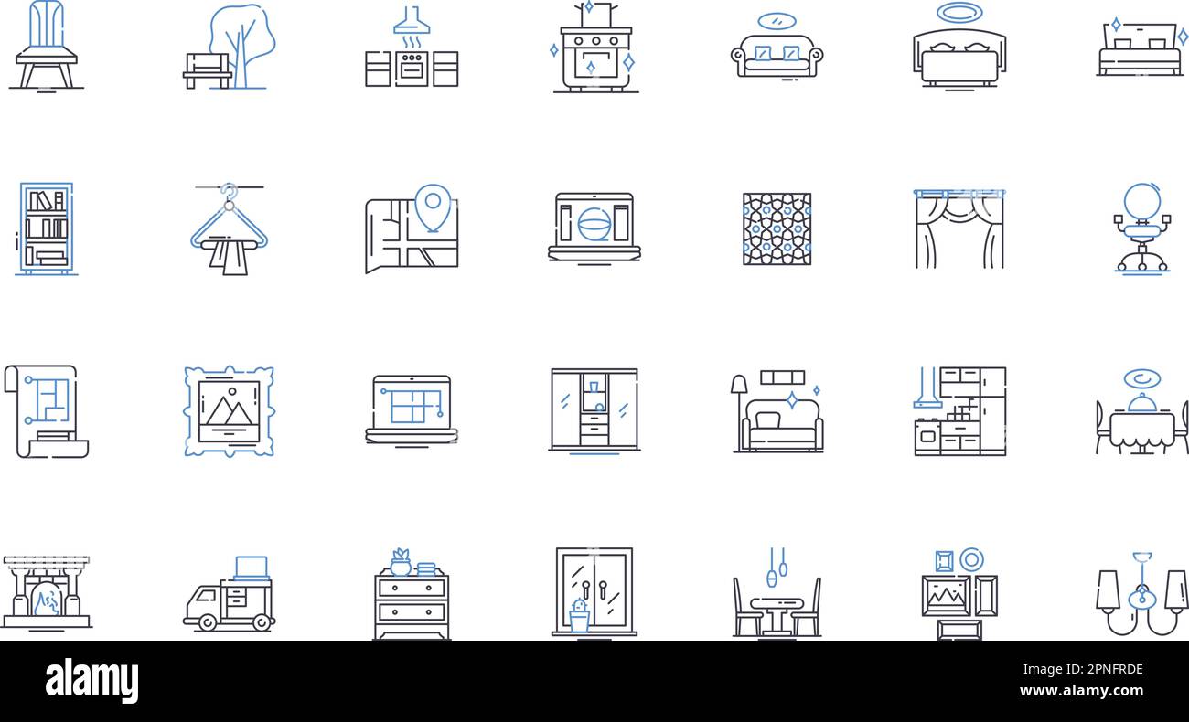 Fine arts line icons collection. Sculpture, Painting, Drawing, Printmaking, Photography ...