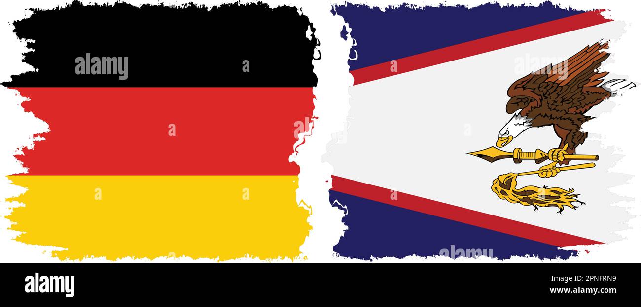 Germany american samoa flag Stock Vector Images - Alamy