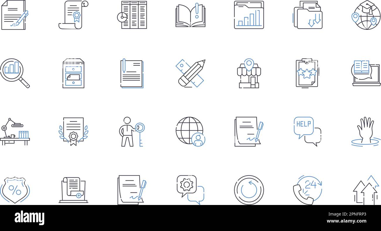 Household items line icons collection. Furniture, Decor, Appliances ...