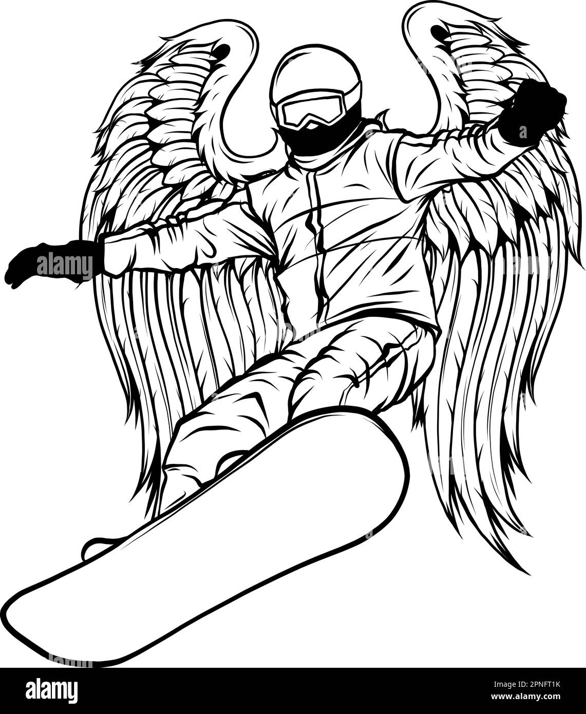 Snowboarding logo and label template. Winter sport badge Stock Vector ...