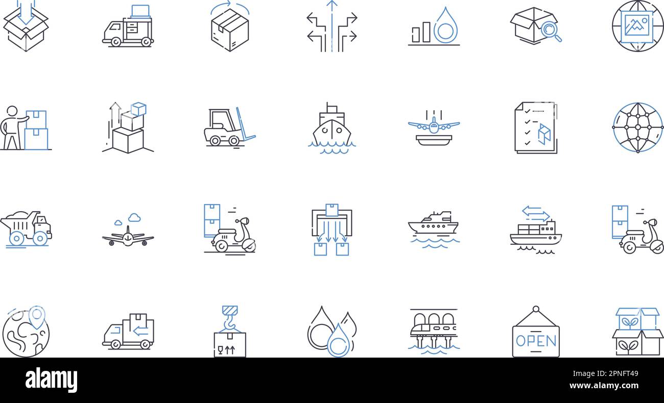Immediate transit line icons collection. Expedite, Swift, Rapid ...