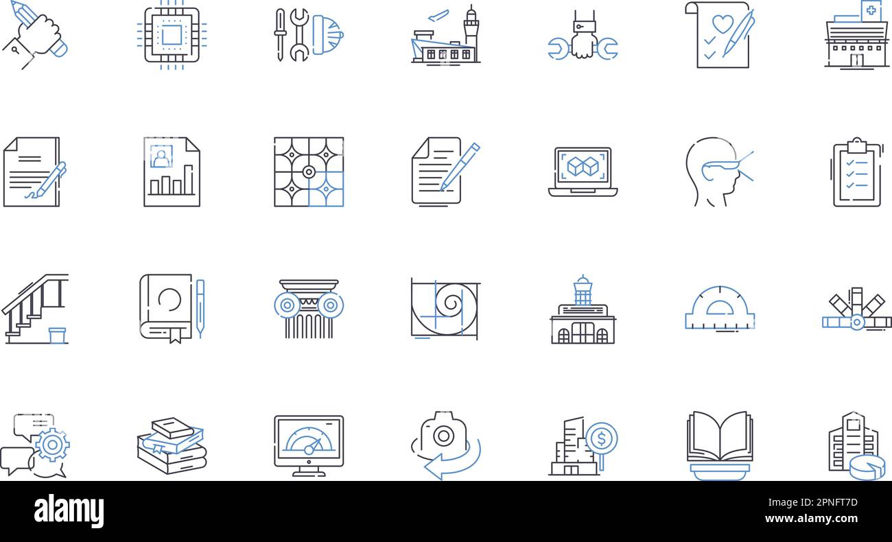 Fluent Expression Line Icons Collection Articulate Poised Eloquent