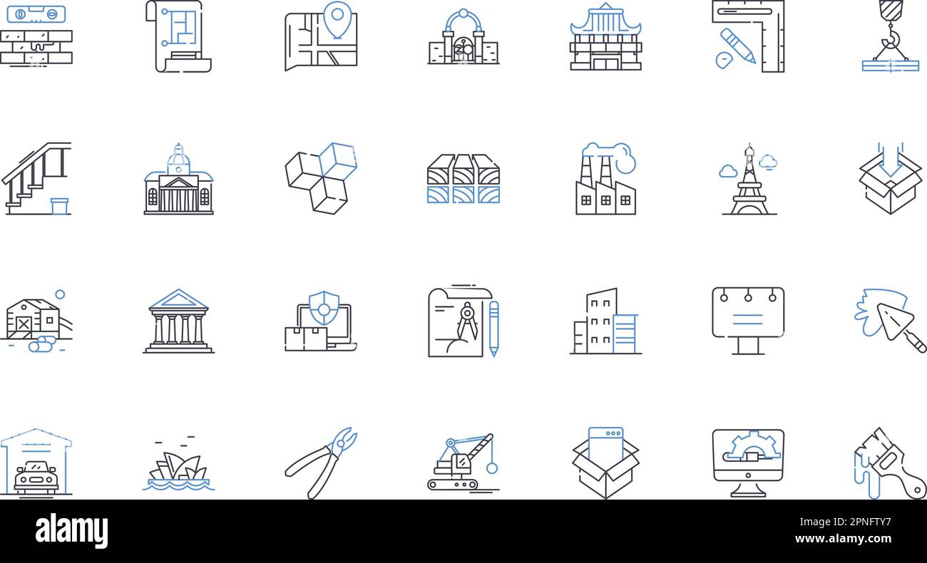 Creation line icons collection. Origin, Beginning, Inception, Genesis ...