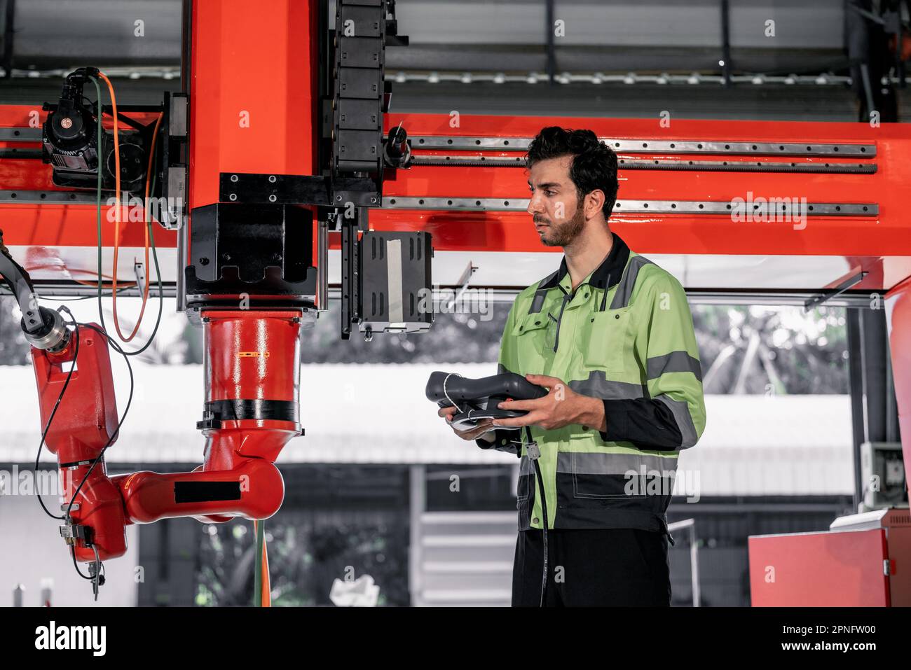 Experienced robotic technicians automate, set up, and access to a ...