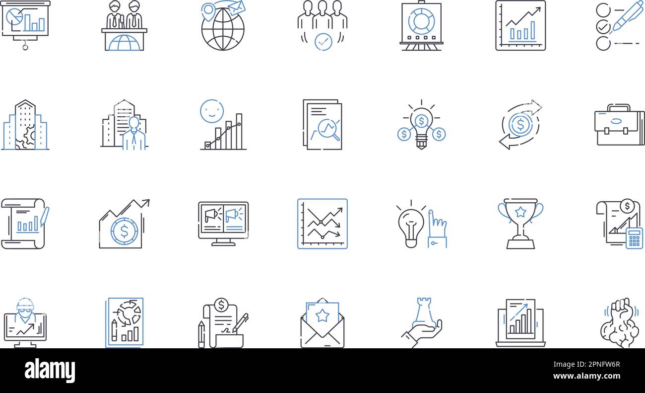 Maturation line icons collection. Growth, Development, Progression ...