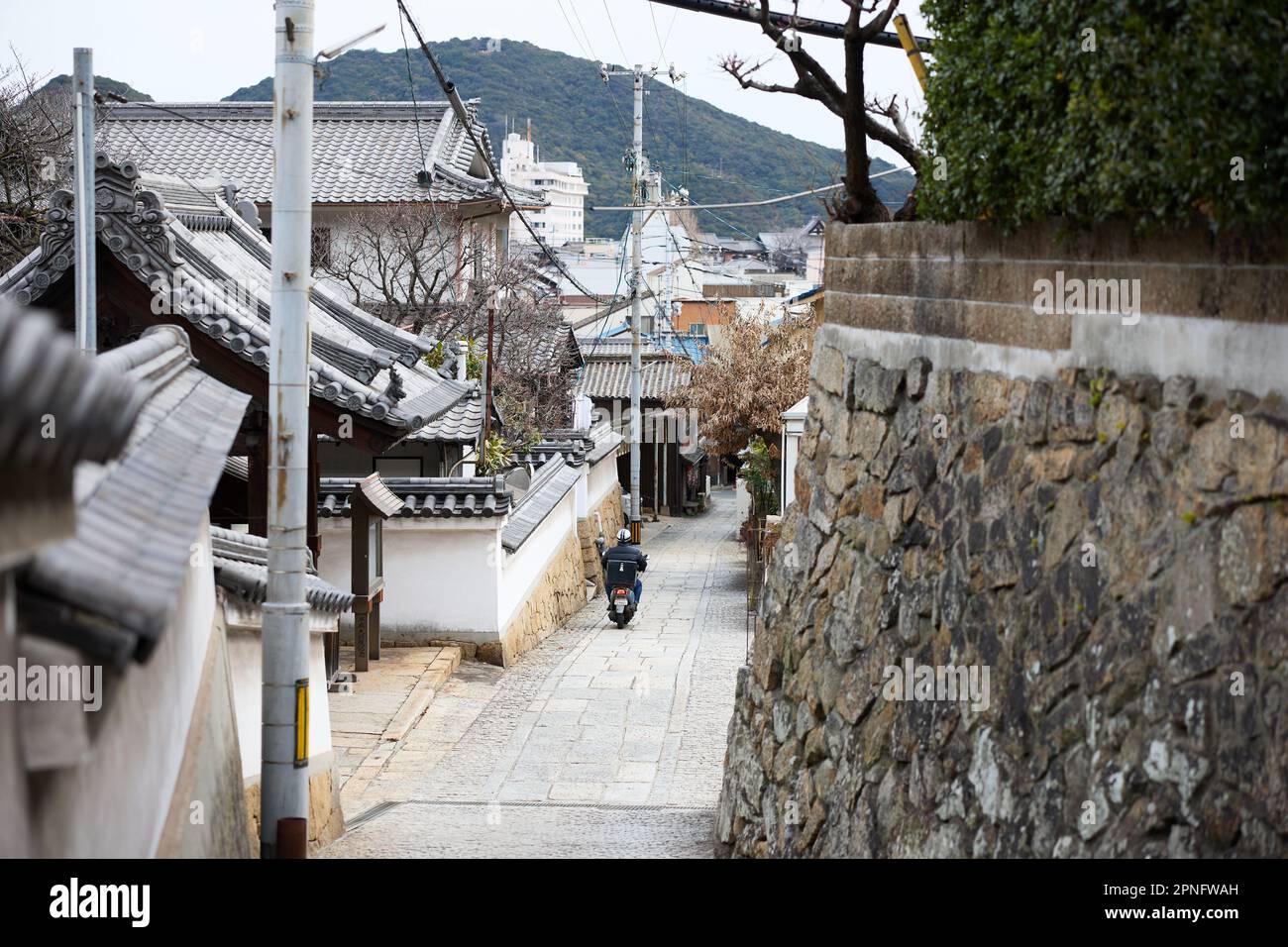 Townscape in Tomo, Hiroshima Prefecture, Japan Stock Photo - Alamy