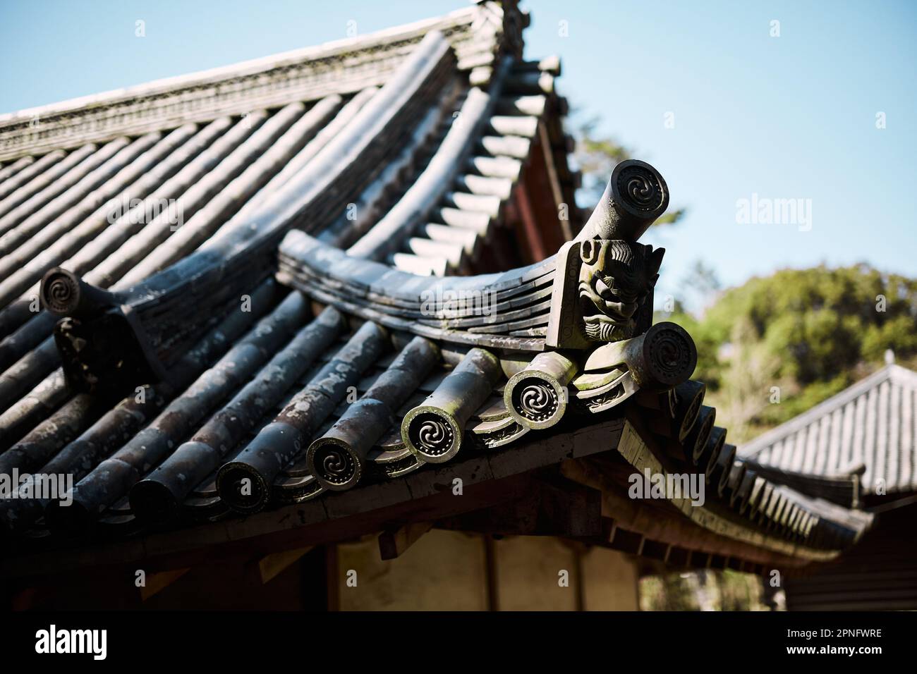 Clay Tile Roofing Stock Photo - Alamy