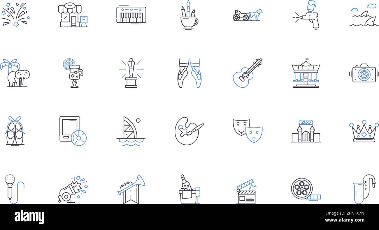 Email marketing line icons collection. Automation, Campaigns, Click ...