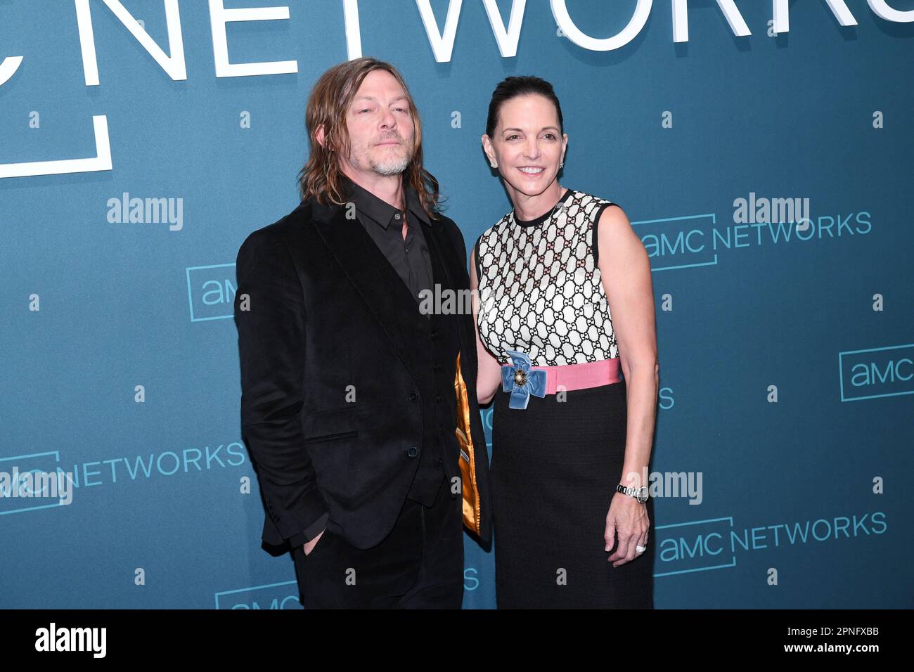 New York, USA. 18th Apr, 2023. Norman Reedus, Kristin Dolan attends AMC ...