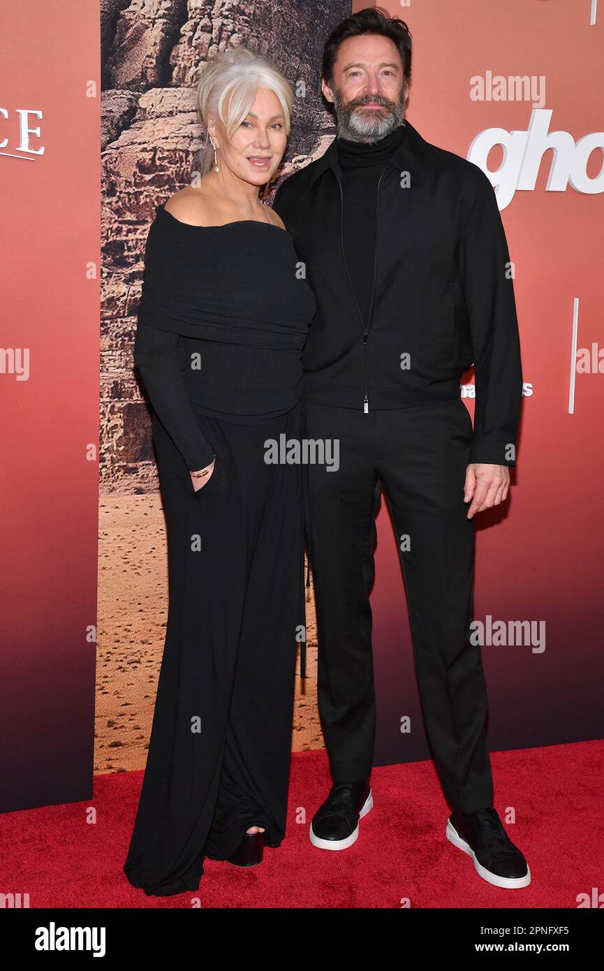 New York, USA. 18th Apr, 2023. (L-R) Deborra-Lee Furness and Hugh ...