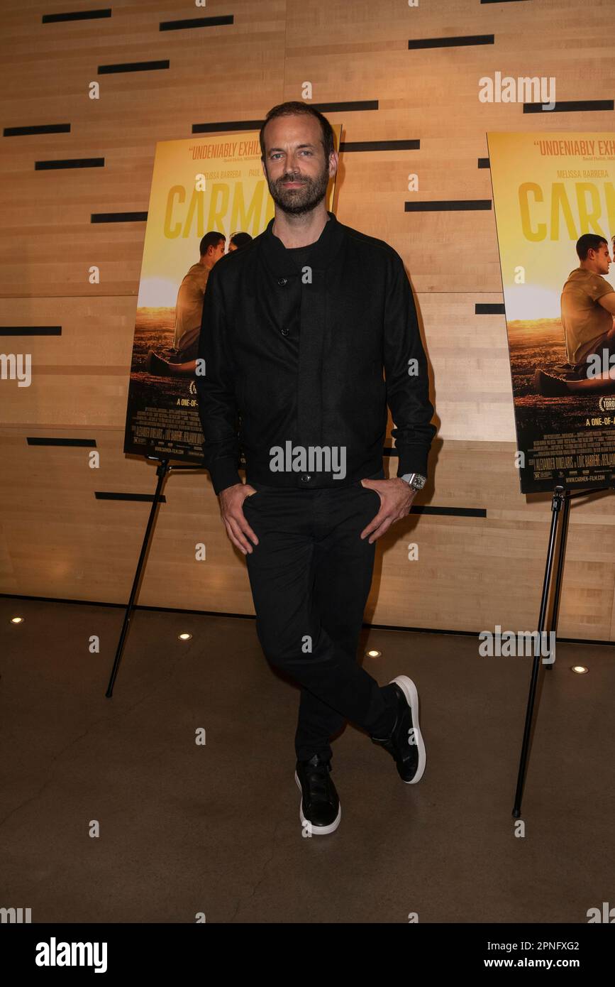 Benjamin Millepied attends a special screening of "Carmen", hosted by ...