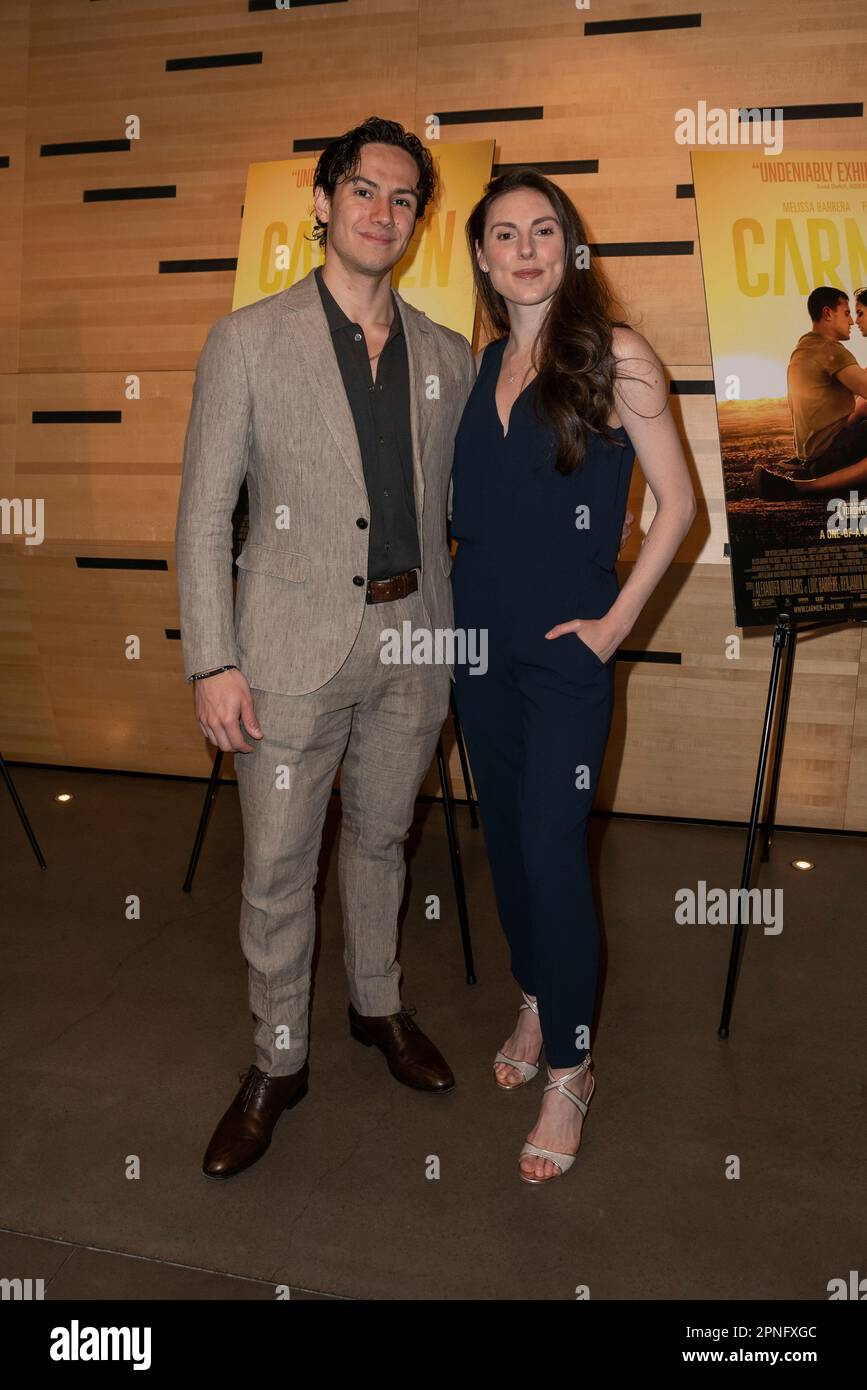 Tiler Peck, left, attends a special screening of "Carmen", hosted by ...