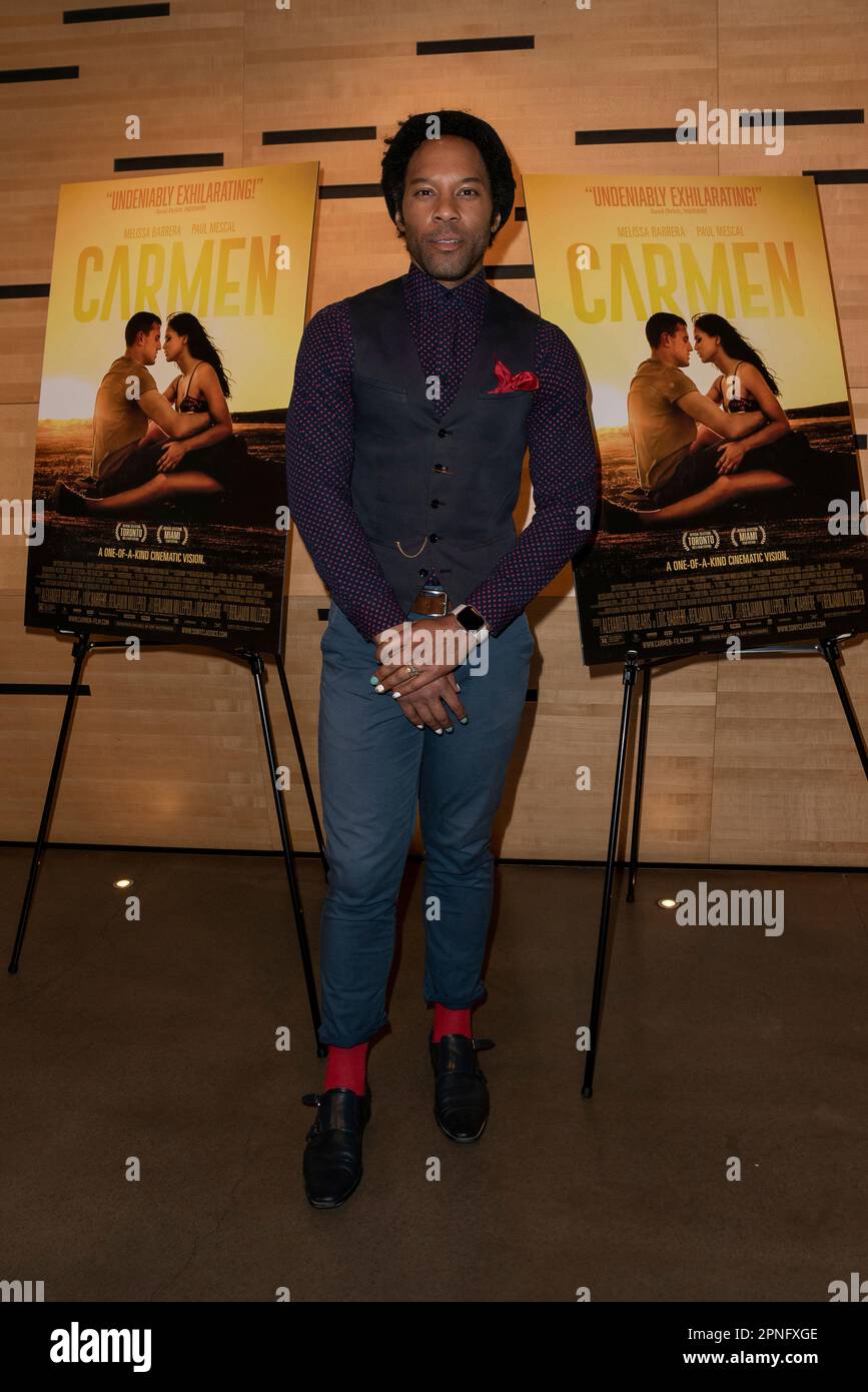 Jonathan Fernandez attends a special screening of "Carmen", hosted by ...