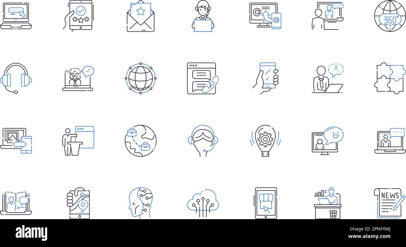 Medical biology line icons collection. Anatomy , Physiology , Genetics ...