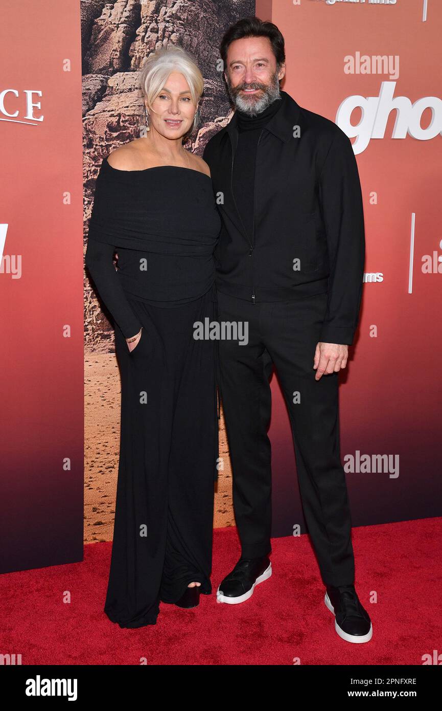 New York, USA. 18th Apr, 2023. (L-R) Deborra-Lee Furness and Hugh ...