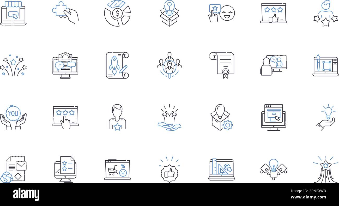 Communication Line Icons Collection Dialogue Relationship Connection Transmission