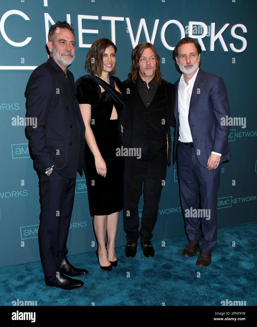 Lauren cohan jeffrey dean morgan hi-res stock photography and images ...