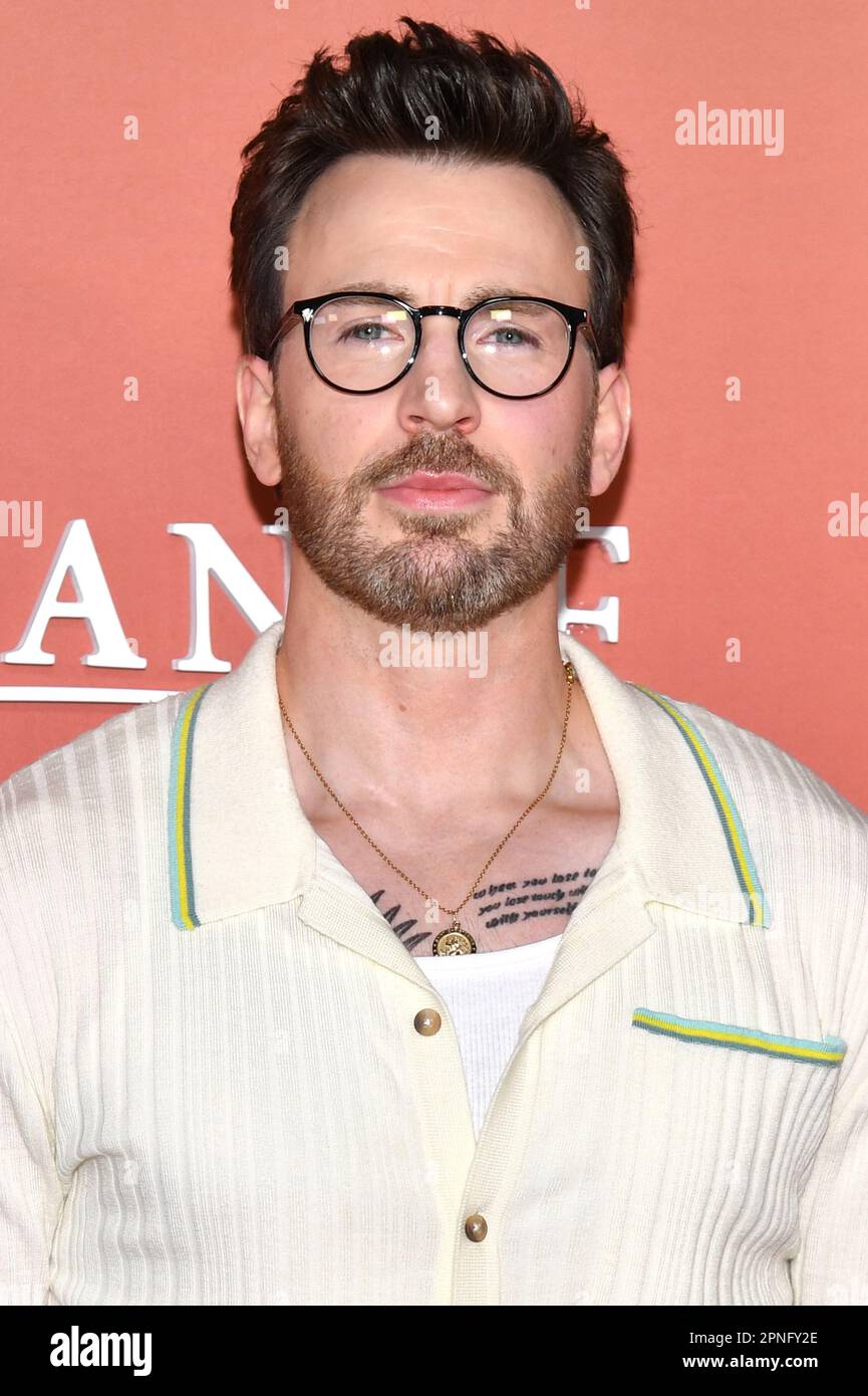 New York, USA. 18th Apr, 2023. Chris Evans attends Apple Original Films ...