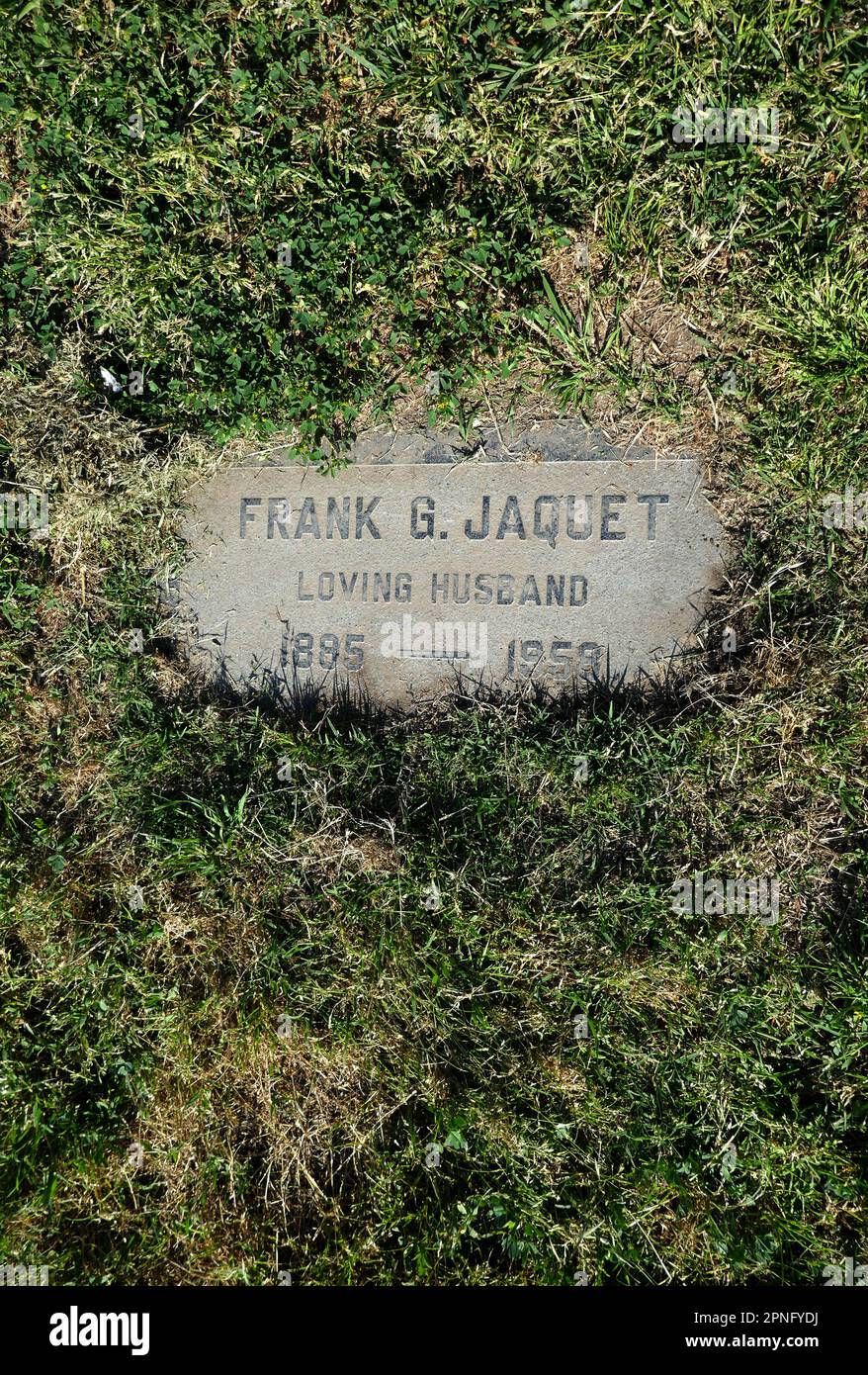 Los Angeles, California, USA 16th April 2023 Actor Frank Jaquet Grave ...