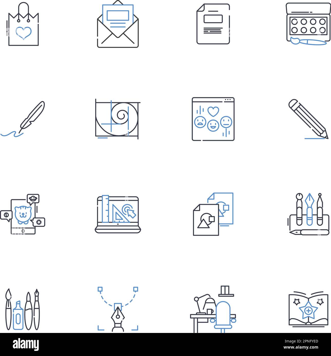 Interface design line icons collection. Usability, Accessibility ... Interface design line icons collection. Usability, Accessibility ...