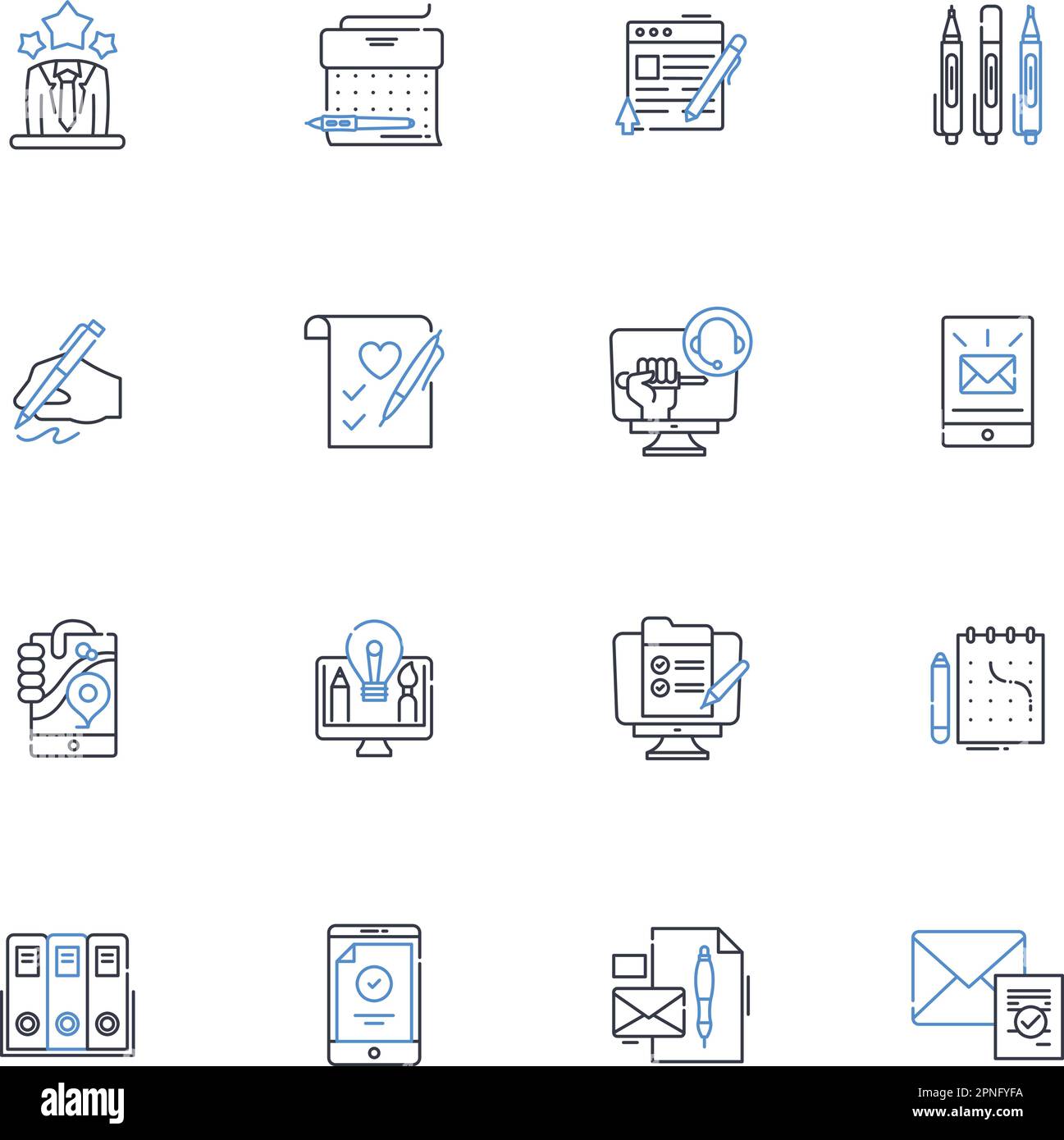 Mastermind line icons collection. Strategy, Intelligence, Leadership ...