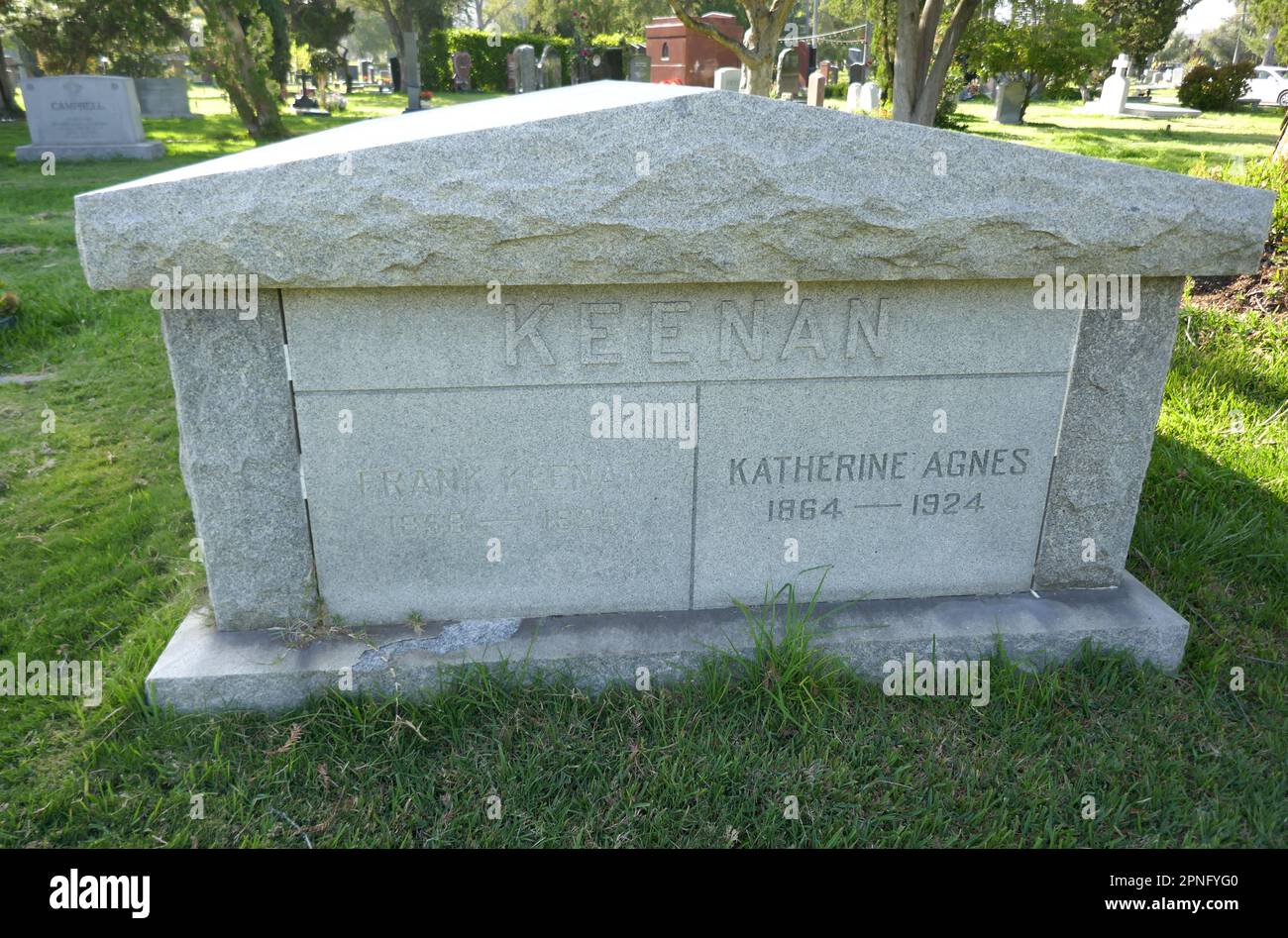 Los Angeles, California, USA 16th April 2023 Actor Frank Keenan Grave ...