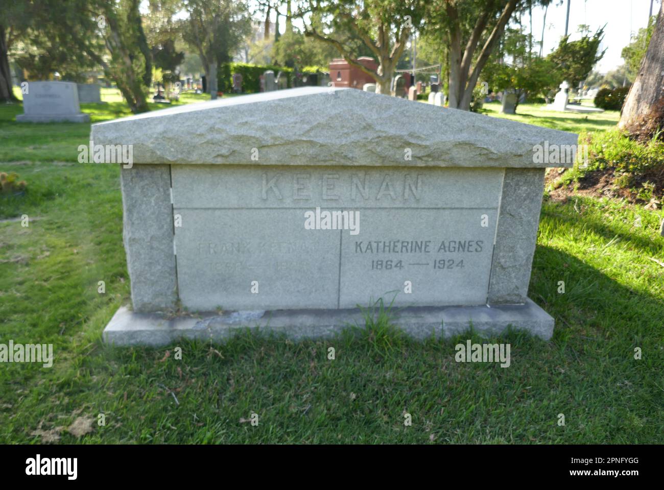 Los Angeles, California, USA 16th April 2023 Actor Frank Keenan Grave ...