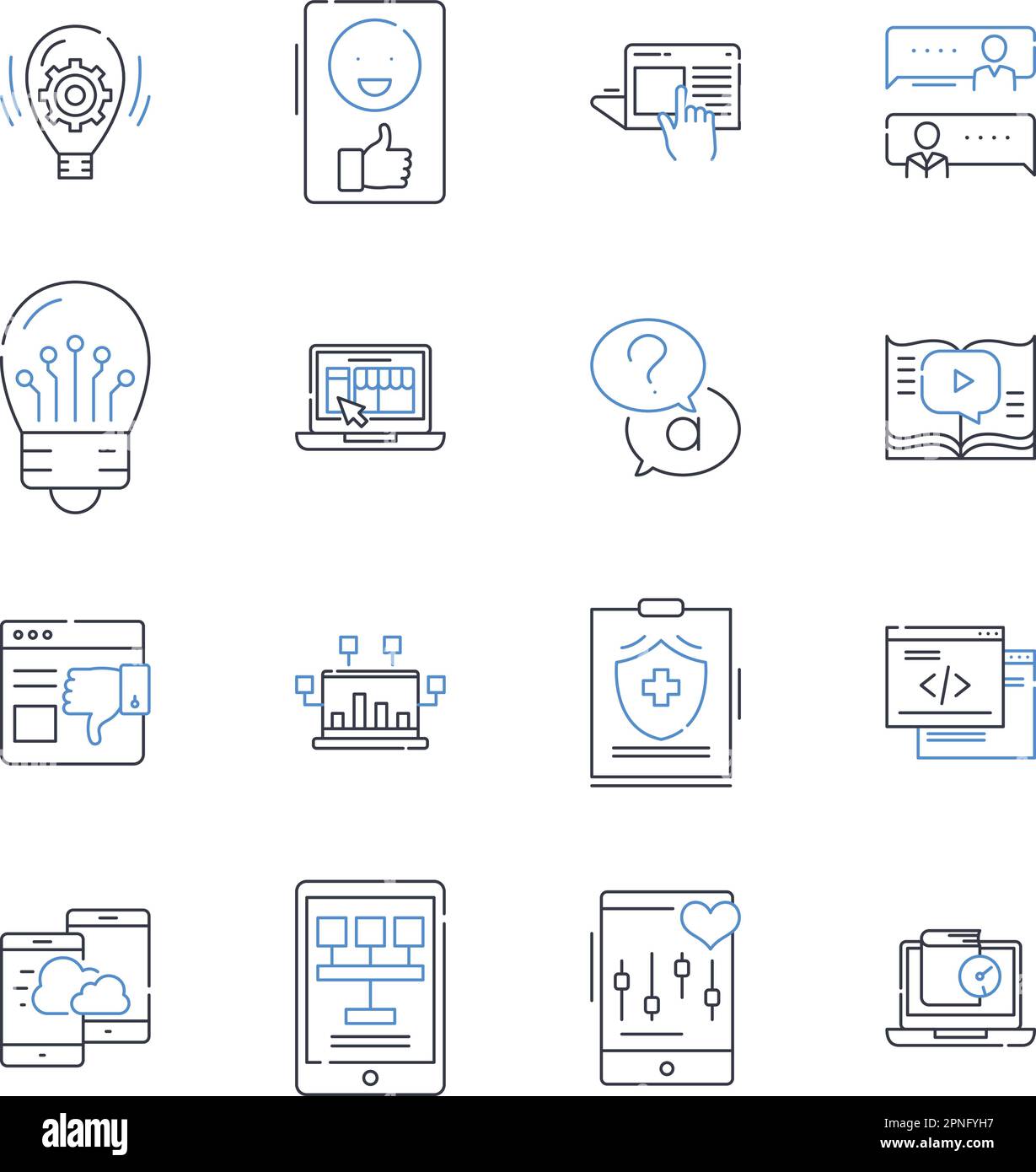 Web data line icons collection. Scraping, Crawling, Mining, Extraction ... Web data line icons collection. Scraping, Crawling, Mining, Extraction ...