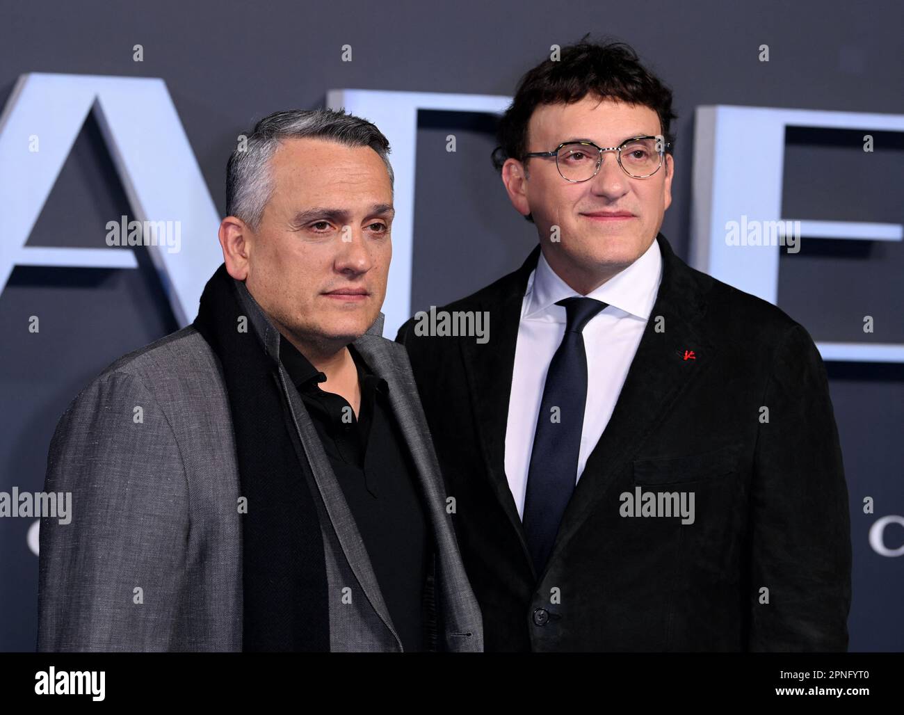 London, UK. 18th Apr, 2023. Anthony Russo and Joseph Russo at the ...