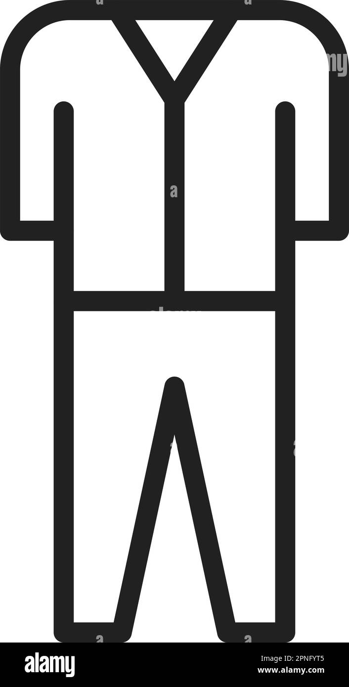 Pyjamas Suit icon vector image. Suitable for mobile apps, web apps and print media Stock Vector ...