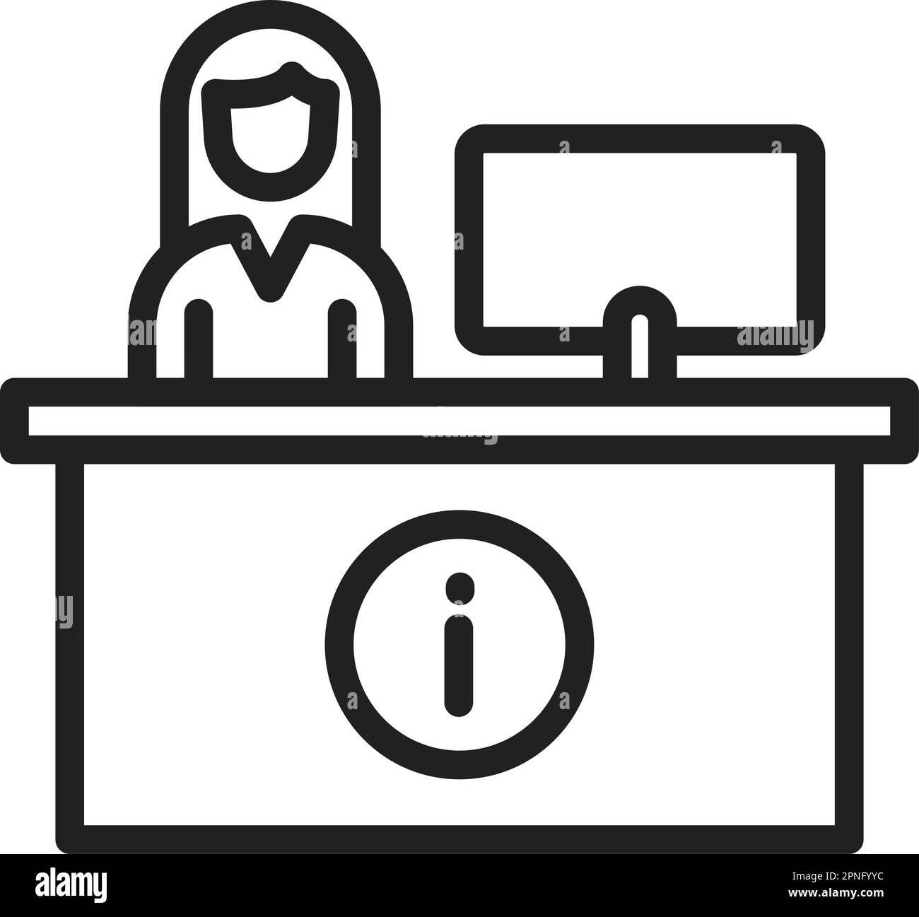 Reception icon vector image. Suitable for mobile apps, web apps and print media Stock Vector ...