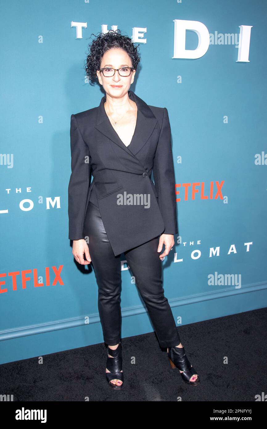 NEW YORK, NEW YORK - APRIL 18: Debora Cahn attends Netflix's "The ...