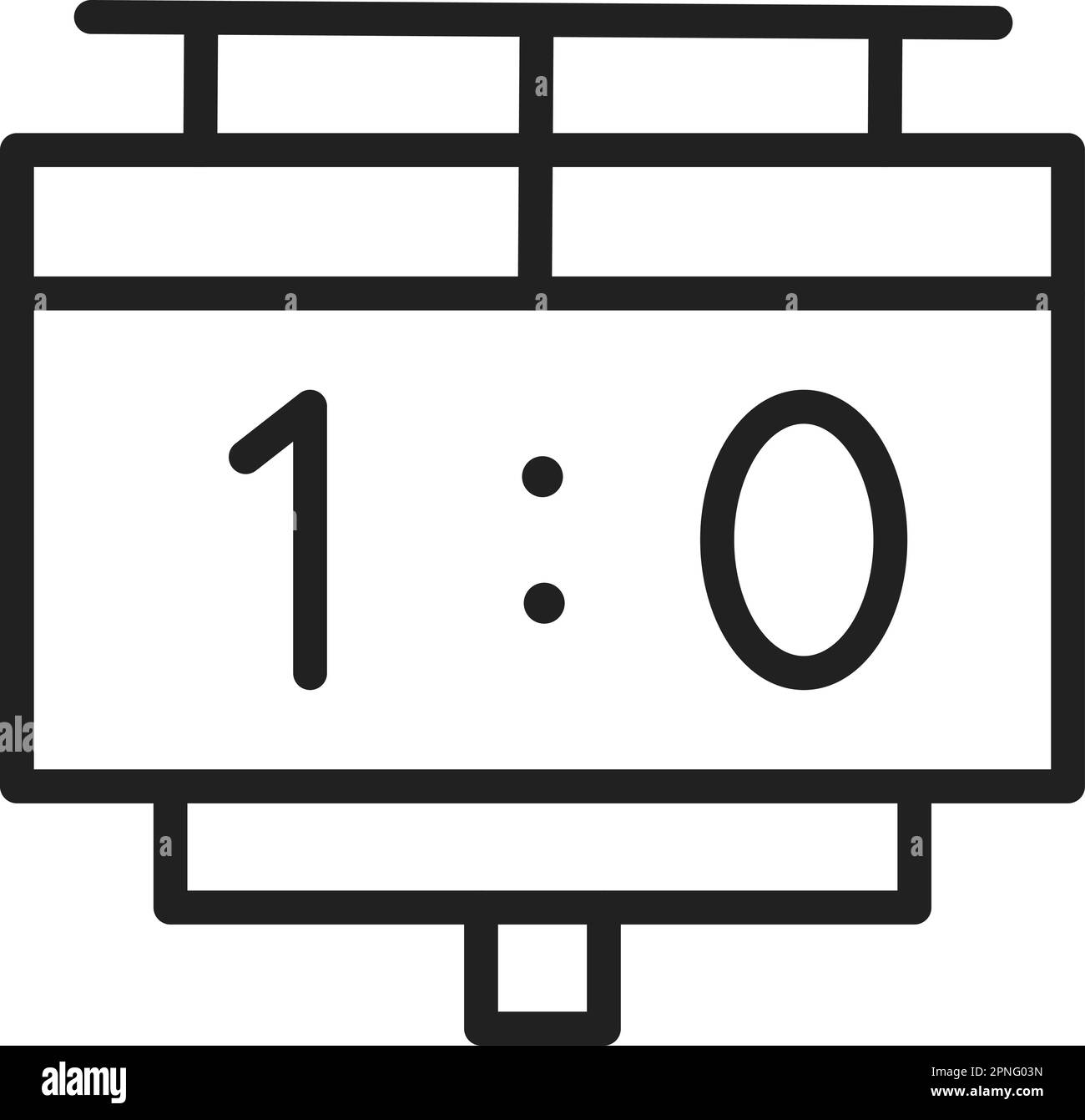 Scoreboard icon vector image. Suitable for mobile apps, web apps and print media Stock Vector ...