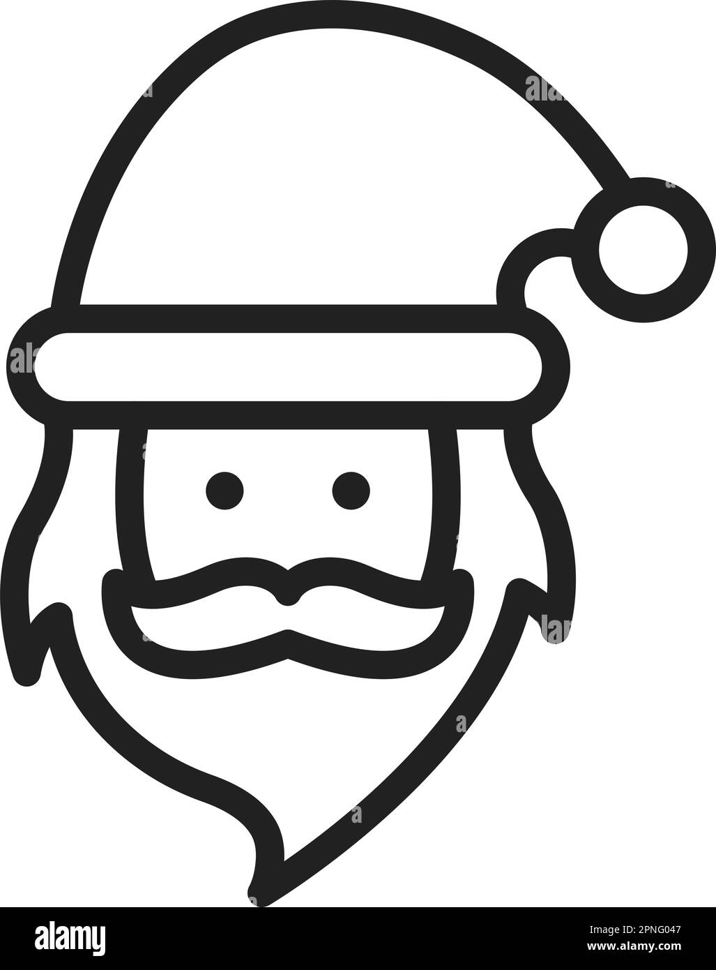 Santa Claus icon vector image. Suitable for mobile apps, web apps and ...