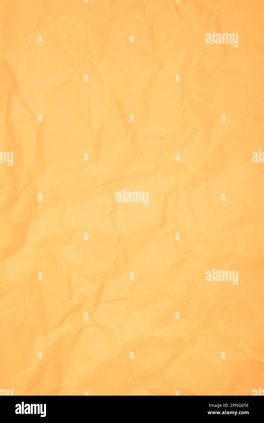 Texture of vertical yellow crumpled paper Stock Photo - Alamy