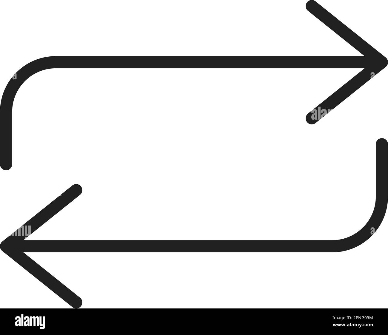 Repeat icon vector image. Suitable for mobile apps, web apps and print media Stock Vector Image ...