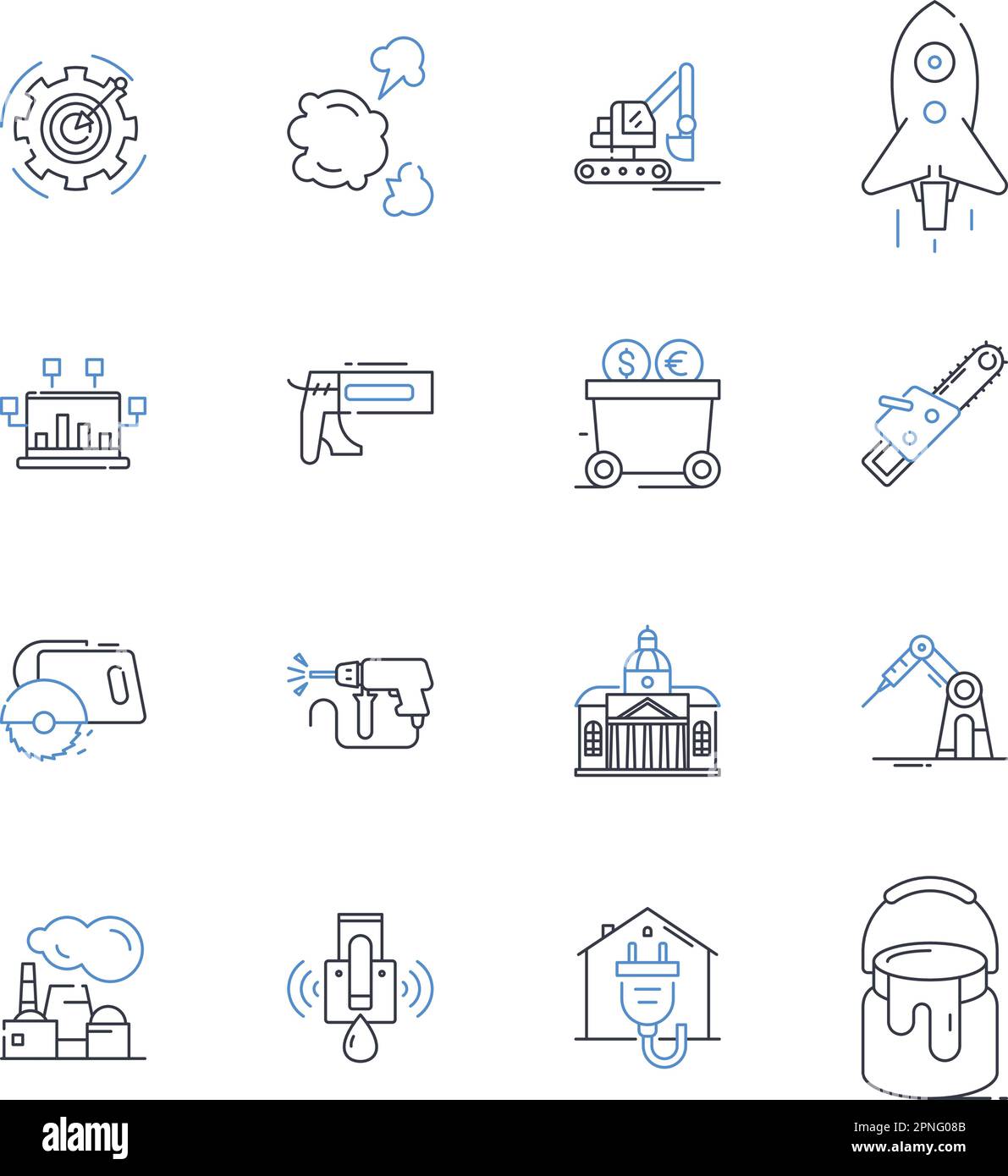 Producer line icons collection. Creative, Visionary, Innovative ...