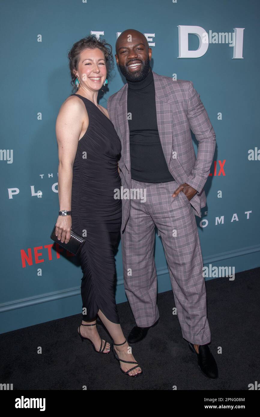 NEW YORK, NEW YORK - APRIL 18: Emma Gyasi and David Gyasi attend ...