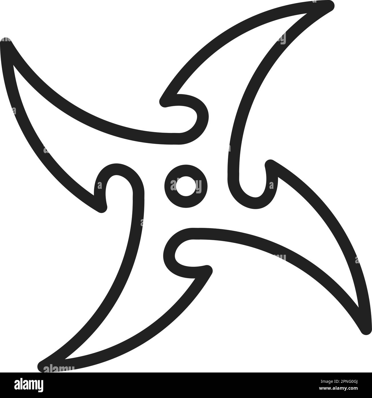 Shuriken icon vector image. Suitable for mobile apps, web apps and print media Stock Vector ...