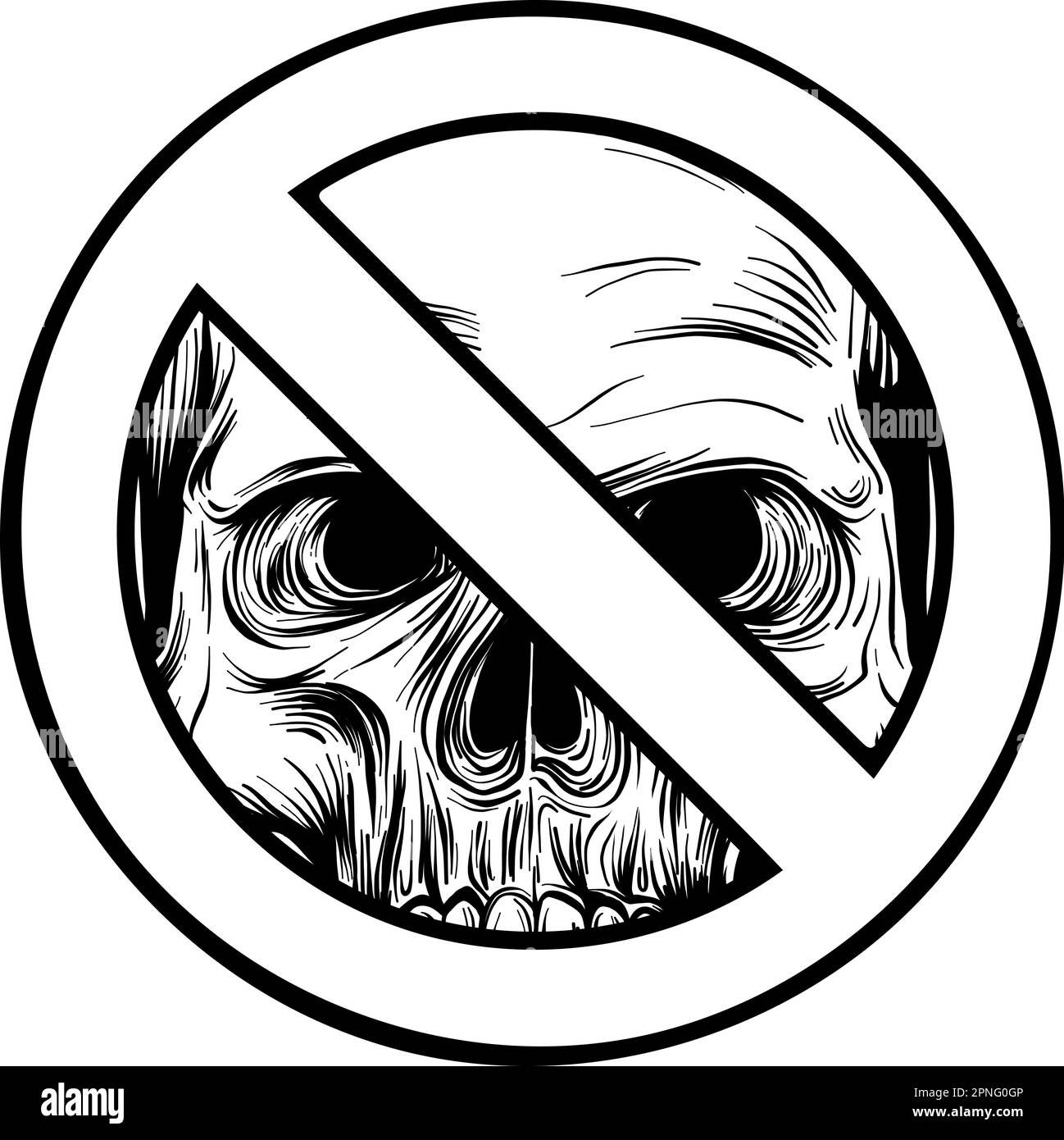 Warning prohibition Black and White Stock Photos & Images - Alamy