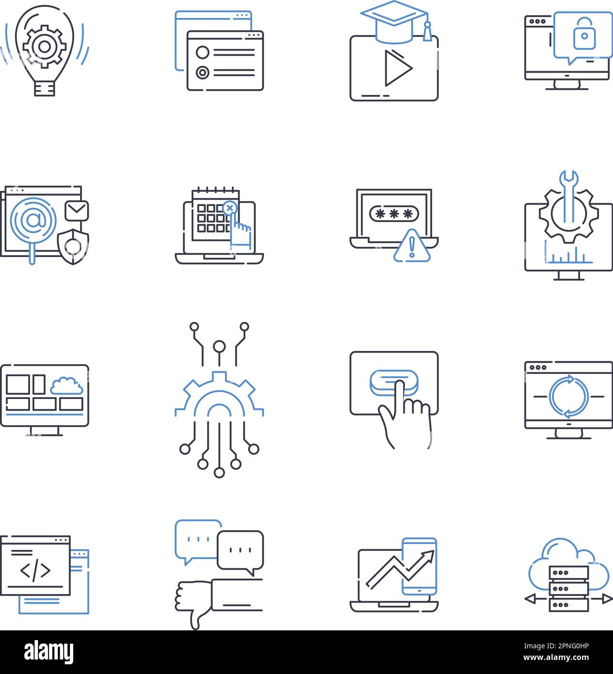Web Tools Line Icons Collection Browser Html Css Javascript Responsive Mobile Bootstrap