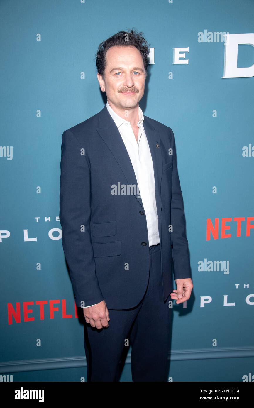 NEW YORK, NEW YORK - APRIL 18: Matthew Rhys attends Netflix's "The ...