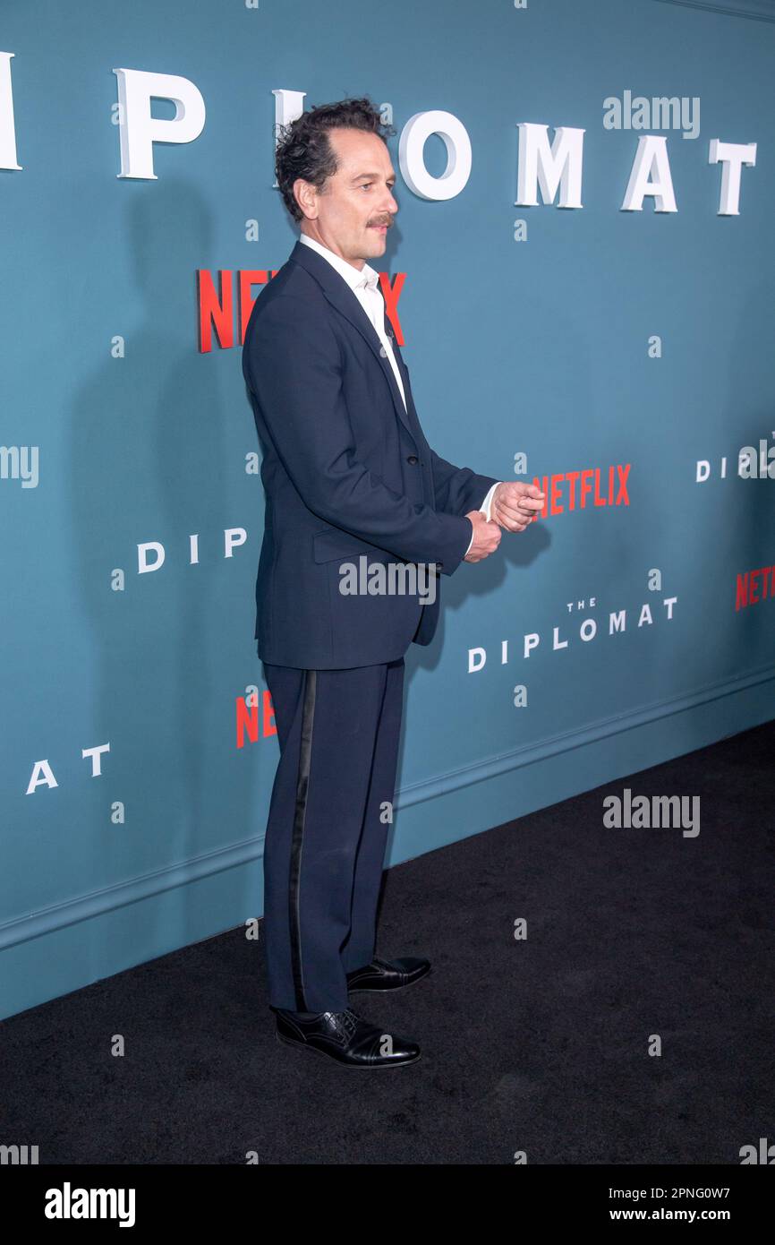 NEW YORK, NEW YORK - APRIL 18: Matthew Rhys attends Netflix's "The ...