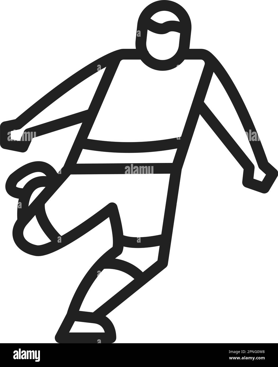 Soccer Player icon vector image. Suitable for mobile apps, web apps and ...