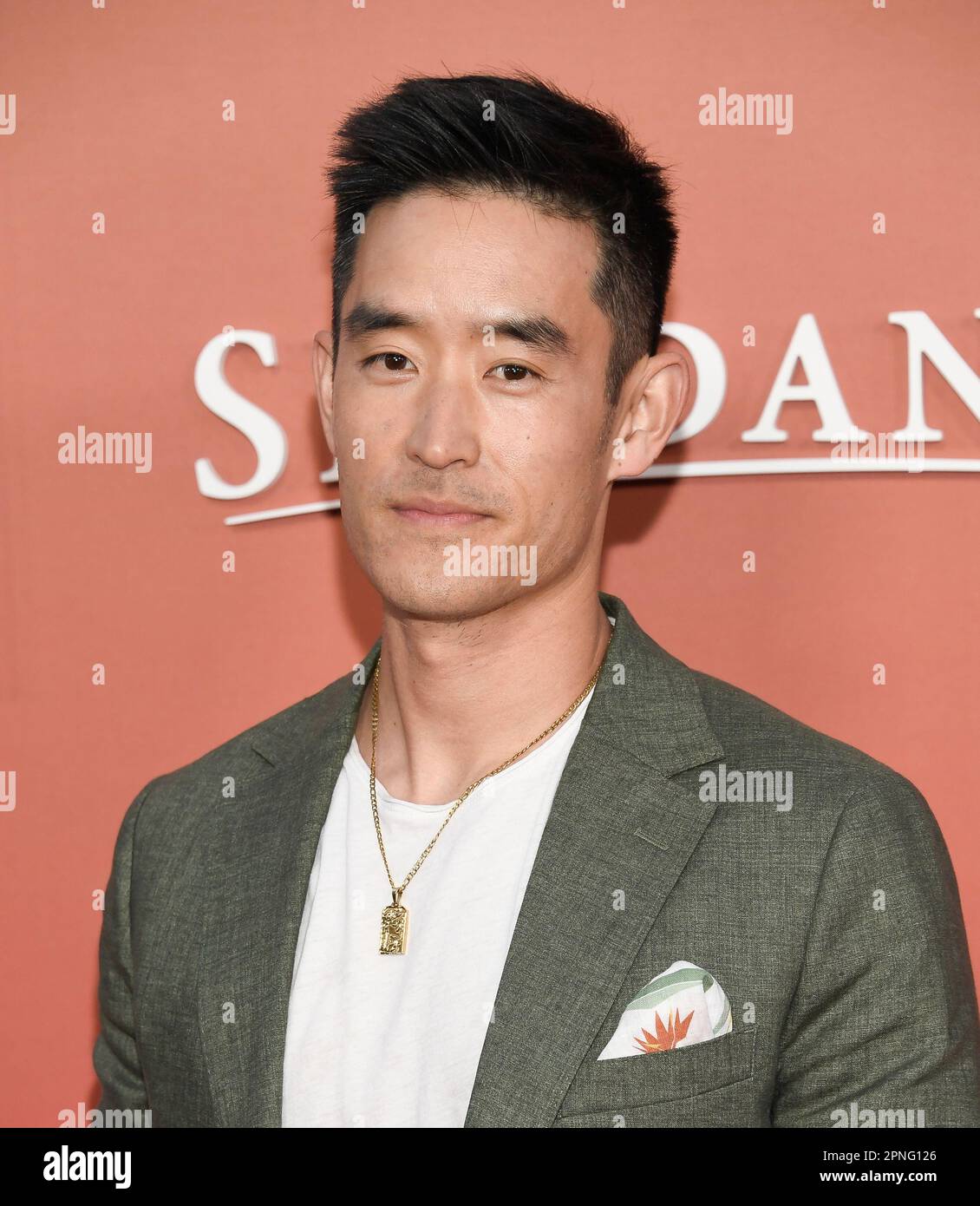 Mike Moh attends the premiere of Apple Original Films' "Ghosted" at AMC ...
