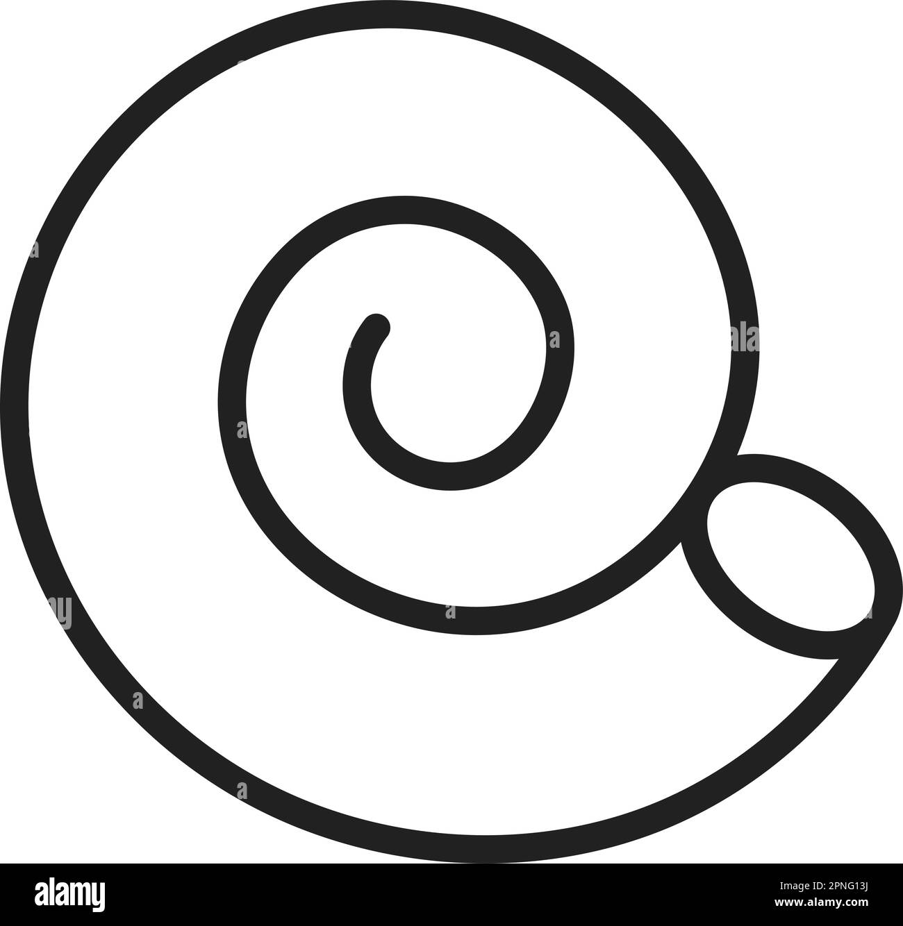 Spiral Shell icon vector image. Suitable for mobile apps, web apps and print media Stock Vector ...