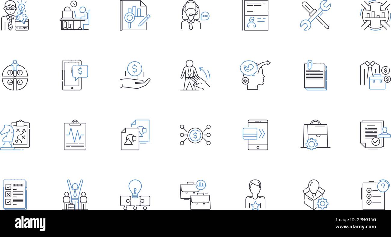 Capital return line icons collection. Investment, Return, Yield, Income ...